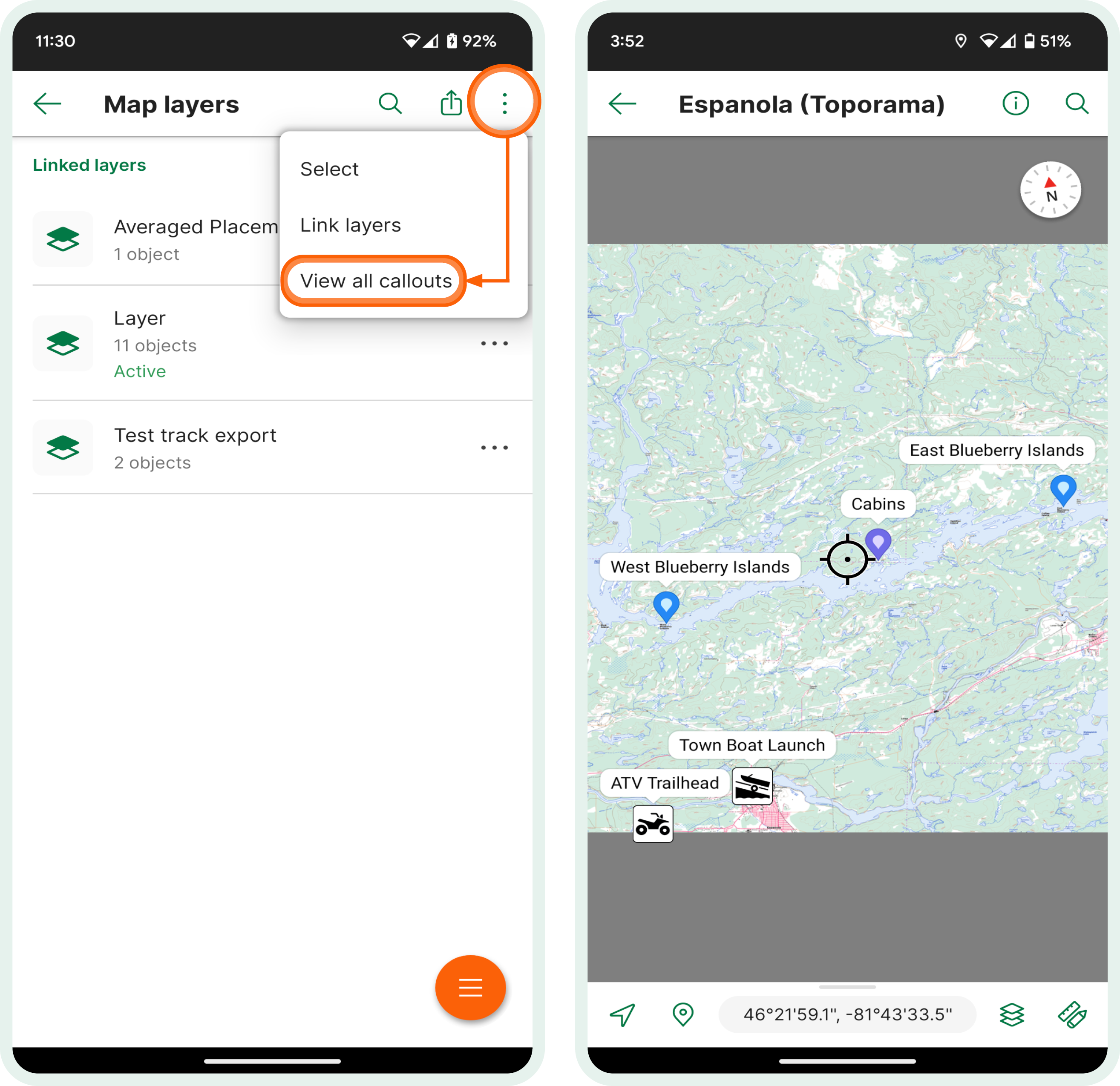 Managing map layers – Avenza Maps