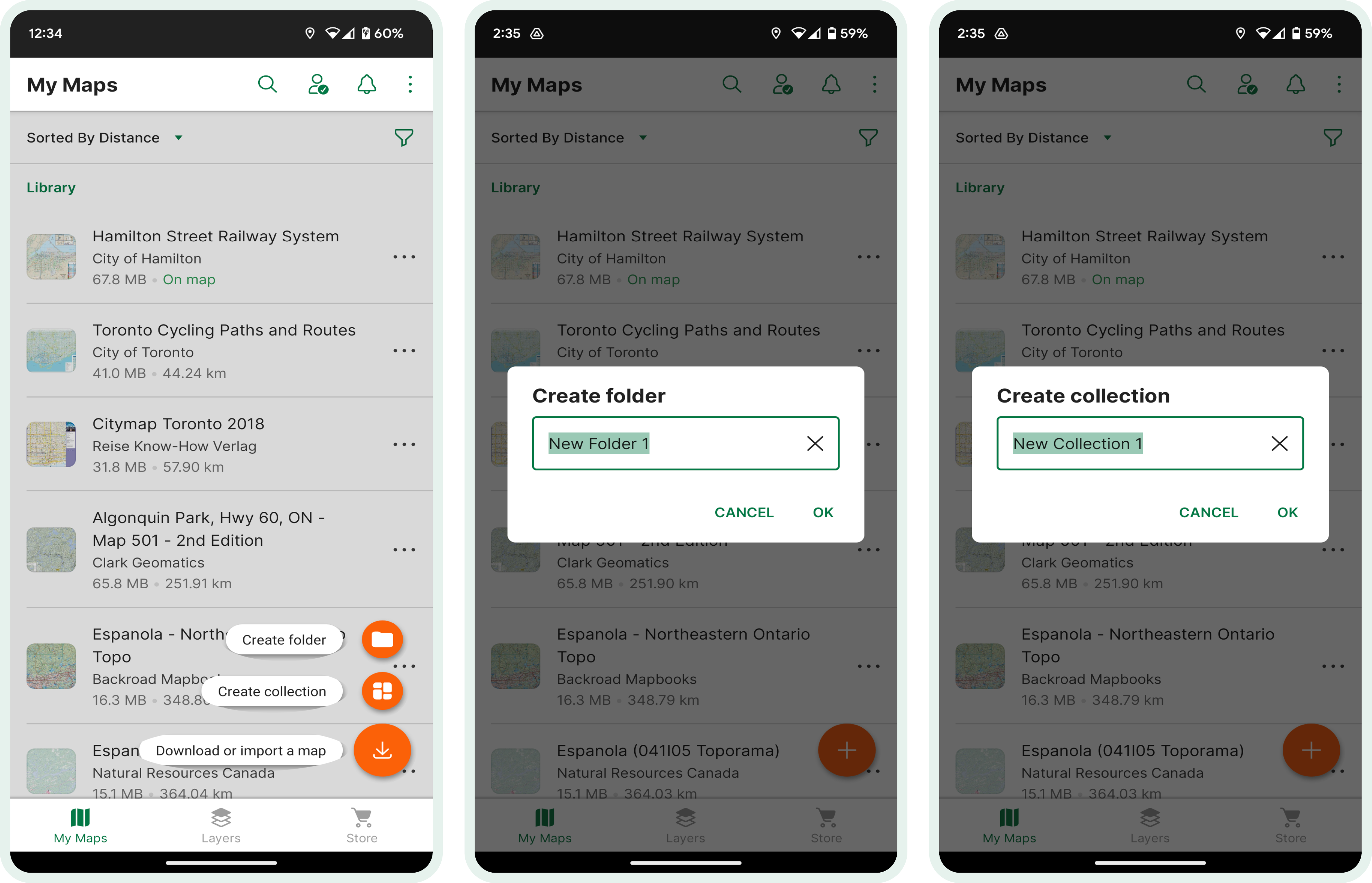 Map folders vs. Collections – Avenza Maps