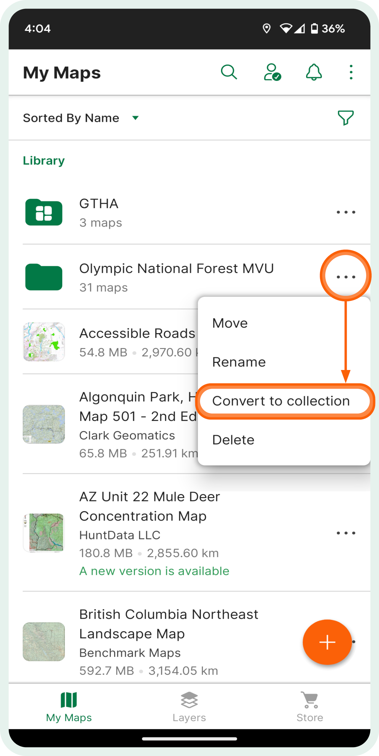 Map folders vs. Collections – Avenza Maps