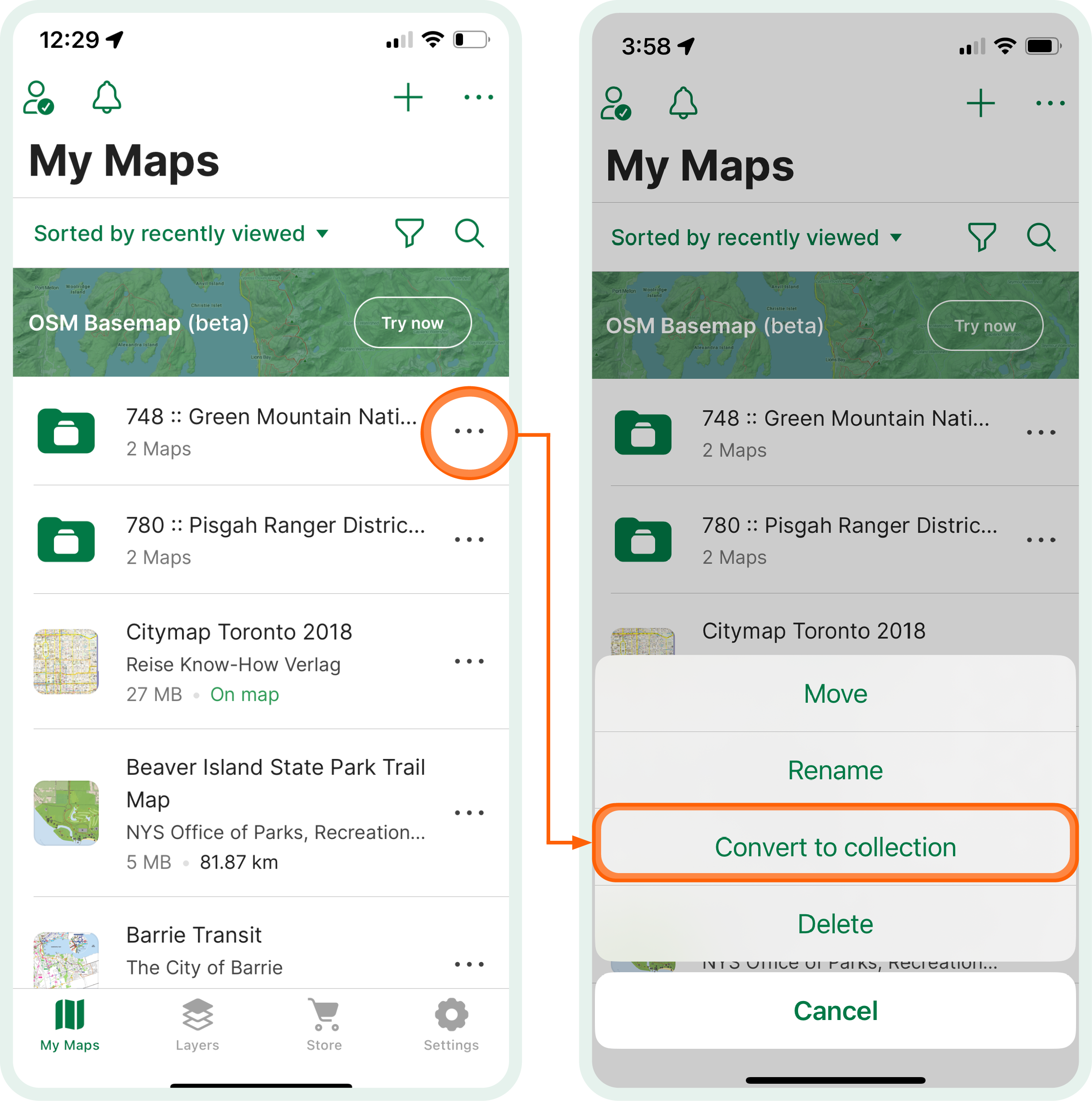 Map folders vs. Collections – Avenza Maps