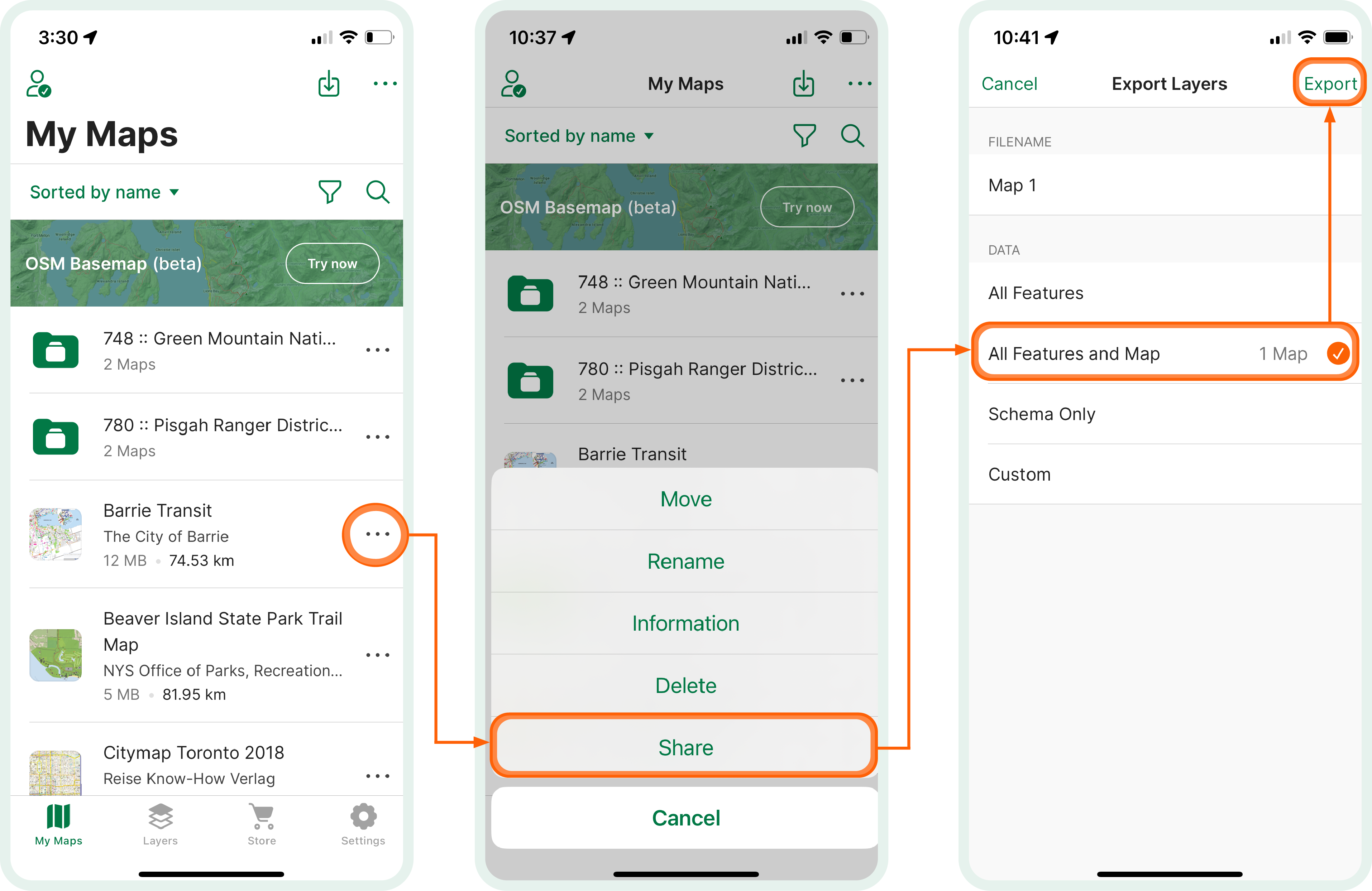 Sharing Maps – Avenza Maps