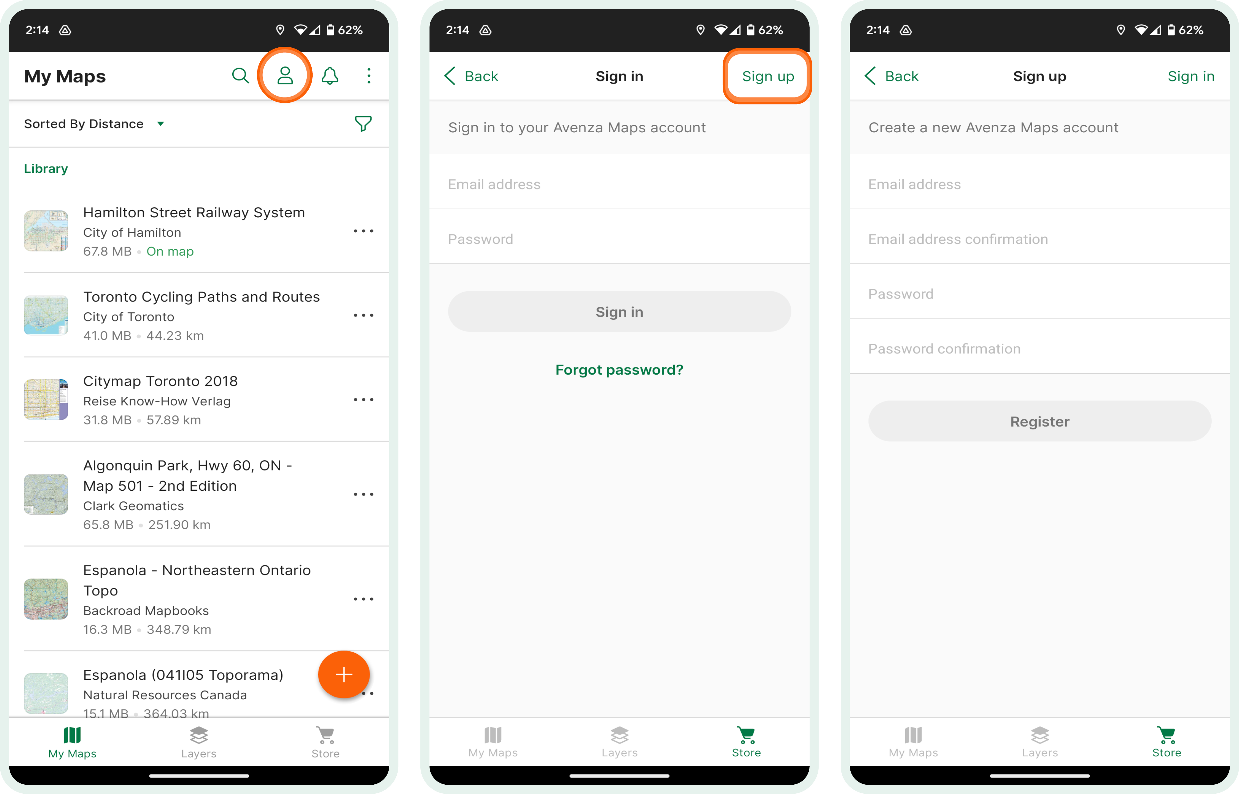 Accessing your Maps in Avenza Maps – Avenza Maps