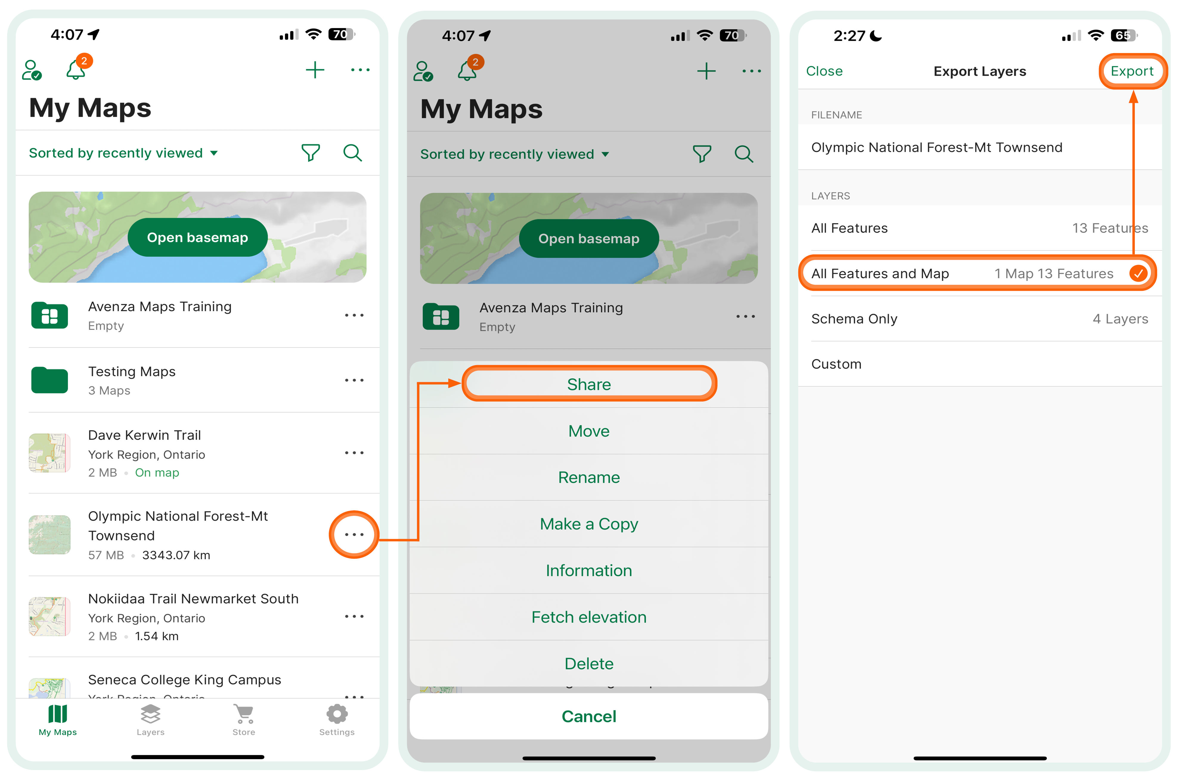 Sharing Maps – Avenza Maps