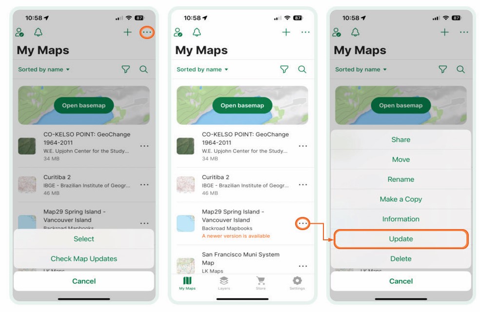 Getting Maps from the Map Store – Avenza Maps