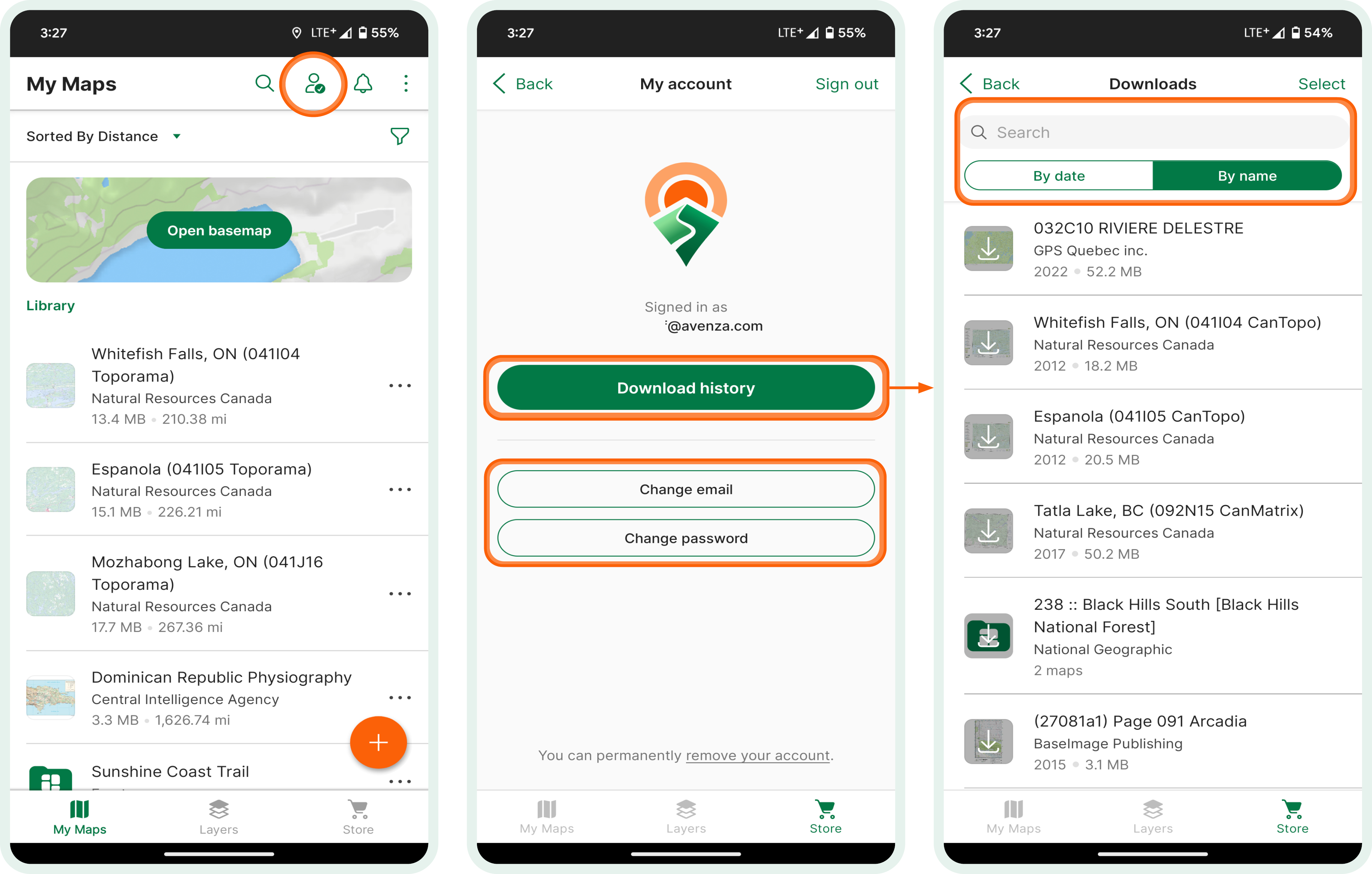 Getting Maps from the Map Store – Avenza Maps