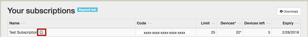 Subscription Passwords – Avenza Maps