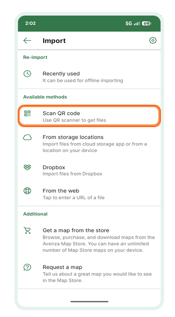 Importing maps from custom locations – Avenza Maps